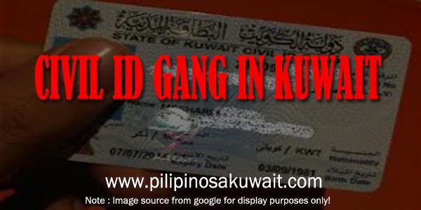 Civil Id Gang in Kuwait - Pilipino sa Kuwait