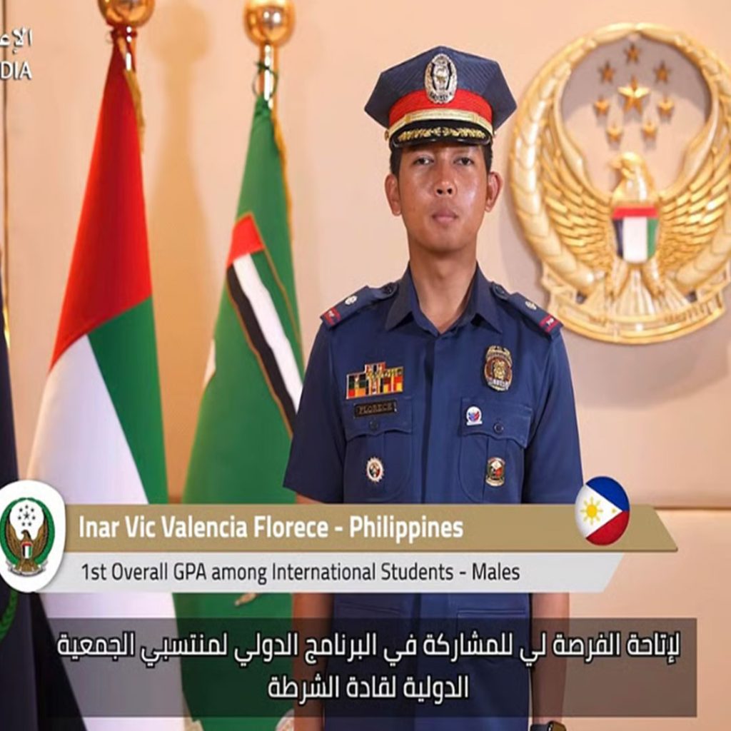 Filipino Police Major Tops International Exchange Program in Abu Dhabi ...